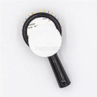 China Diy Custom Blank Sublimation Hair Brush Comb Rainbow Round Plastic Massage Comb For Heat Transfer for sale