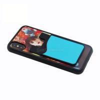 China Custom Plastic Sublimation Card Holder Sublimation Phone Card Holder for sale