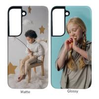 China 3D Sublimation Coated Tough Phone Case For Samsung S24 S23 S25 Customized Design Logo for sale