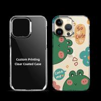 China Blank PC Coated 3D Clear Sublimation Phone Case For IPhone for sale