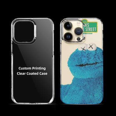 China Blank PC Coated 3D Clear Sublimation Phone Case For IPhone for sale