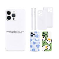 China White 3D Sublimation Thin Phone Case For IPhone 14 15 16 Pro Plus DIY Phone Cases for sale
