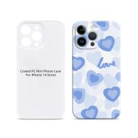 China White 3D Sublimation Thin Phone Case For IPhone 14 15 16 Pro Plus DIY Phone Cases for sale