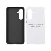 China Customized Logo 3D Sublimation 2 in 1 Phone Case For Samsung Galaxy S23 S24 S25 FE In Dual Layer Design for sale