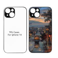 China Stylish and Durable Sublimation Mobile Phone Cases 2D TPU PC Coated Silicone Cellphone Case For IPhone 14  Pro 15 16 for sale