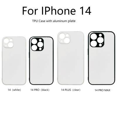 China Stylish and Durable Sublimation Mobile Phone Cases 2D TPU PC Coated Silicone Cellphone Case For IPhone 14  Pro 15 16 for sale