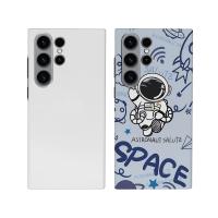 China White Blank Sublimation Coating Slim Phone Cases For Samsung S24 25 23 3D Sublimation Cases for sale