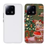 China 2 In 1 Hard Blank Coated 3D Sublimation Mobile Cover For Xiaomi 13 Series TPU PC Coated Sublimation Case for sale