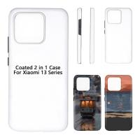 China 2 In 1 Hard Blank Coated 3D Sublimation Mobile Cover For Xiaomi 13 Series TPU PC Coated Sublimation Case for sale