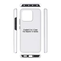 China 2 In 1 Hard Blank Coated 3D Sublimation Mobile Cover For Xiaomi 13 Series TPU PC Coated Sublimation Case for sale