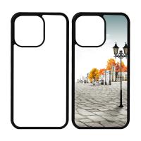 China Custom Print 2D TPU Silicone Sublimation Blank Phone Cases For IPhone 14 15 16 Pro Max for sale