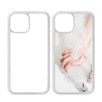 China Custom Print 2D TPU Silicone Sublimation Blank Phone Cases For IPhone 14 15 16 Pro Max for sale