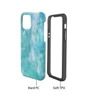 China 3D Coated Sublimation 2 in 1 Bank Phone Cases Tpu Pc Tough Sublimation Blanks Phone Case for Iphone 12 13 Mini Pro Max for sale