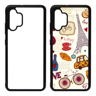China Custom Blank 2D TPU Rubber Sublimation Silicone Phone Case DIY Sublimation Mobile Case For SamSung A32 for sale