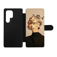 China Customized Sublimation Leather Flip Case For SamSung Galaxy S23 24 Ultra Plus for sale