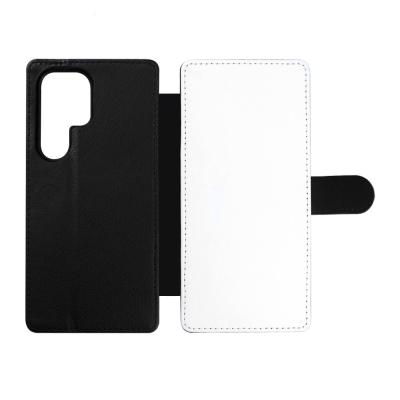 China Customized Sublimation Leather Flip Case For SamSung Galaxy S23 24 Ultra Plus for sale
