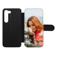 China Classic Style Custom Designs Sublimation Leather Flip Wallet Phone Case For SamSung Galaxy S23 24 Ultra Plus for sale