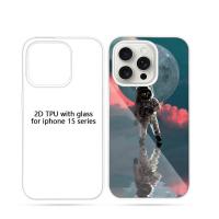 China 2D Sublimation Blanks Tempered Glass Mobile Cases For Iphone 16 15 14 Pro Max Plus for sale
