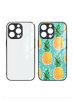 China Blank 2D Sublimation Tempered Glass Phone Cases For IPhone 16 15 14 Pro Max Plus for sale