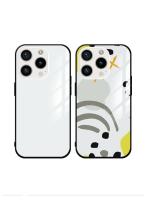 China Blank 2D Sublimation Tempered Glass Phone Cases For IPhone 16 15 14 Pro Max Plus for sale