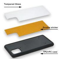 China Protective Iphone Tempered Glass Phone Case For Sublimation Printing for sale