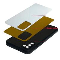 China Tempered Glass Sublimation Phone Case Blank Cover 2D TPU PC Phone Cases For Samsung for sale
