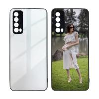 China 2D Sublimation Glass Phone Case For Huawei Y7A Back Phone Cover For Sublimation Printing for sale