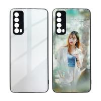China 2D Sublimation Glass Phone Case For Huawei Y7A Back Phone Cover For Sublimation Printing for sale