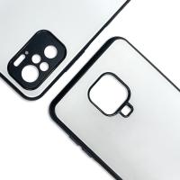 China Sublimation Phone Cases Supplier Blank Sublimation Printed Phone Case With Tempered Glass Insert For Redmi 9 10 Series for sale