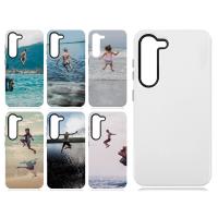 China Sublimation Blank Coated Tough 2 in 1 Phone Case For SamSung S24 S23 for sale