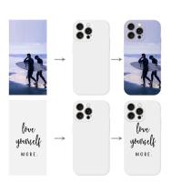 China Blank PC Coated 3D Sublimation Soft Phone Cases For Iphone 16 15 14 Pro for sale
