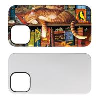 China Sublimation Tough Iphone Case Blank 3d Sublimation Phone Cases 2 In 1 For IPhone 16 15 14 13 Pro Max for sale