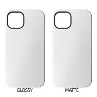 China Sublimation Tough Iphone Case Blank 3d Sublimation Phone Cases 2 In 1 For IPhone 16 15 14 13 Pro Max for sale