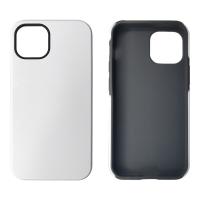 China Sublimation Tough Iphone Case Blank 3d Sublimation Phone Cases 2 In 1 For IPhone 16 15 14 13 Pro Max for sale
