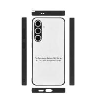 China Tempered Glass 2D Sublimation Phone Case For SamSung S24 Plus Ultra Plain Design Style for sale
