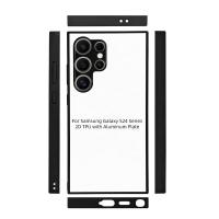 China Shockproof 2D Blank TPU PC Sublimation Cellphone Cases For Samsung S24 Ultra Plus for sale