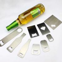 China Sublimation Blank Bottle Opener Stainless Steel Beer Bottle Opener Anti Corrosion for sale