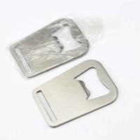 China Sublimation Blank Bottle Opener Stainless Steel Beer Bottle Opener Anti Corrosion for sale