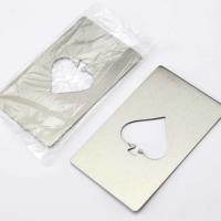 China Sublimation Blank Bottle Opener Stainless Steel Beer Bottle Opener Anti Corrosion for sale