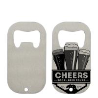 China Sublimation Blank Bottle Opener Stainless Steel Beer Bottle Opener Anti Corrosion for sale