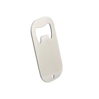 China Custom Metal Bottle Openers Sublimation Blank Brushed Metal Stainless Steel Beer Bottle Opener Souvenirs With Your Logo for sale