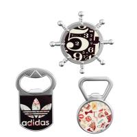 China Personalized Sublimation Metal Fridge Magnet Bottle Opener Custom Magnet Bottle Opener for sale