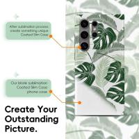 China PC Coated Sublimation Slim Phone Cases For Samsung S24 S25 S23 S22 Plus Ultra for sale