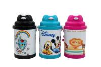 China Diy Custom Blank Sublimation Flip Top Water Bottle For Kids Straw Drink Children Bottle for sale