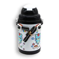 China Diy Custom Blank Sublimation Flip Top Water Bottle For Kids Straw Drink Children Bottle for sale