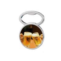 China Personalized Gifts Metal Sublimation Fridge Magnet Bottle Opener Blanks for sale