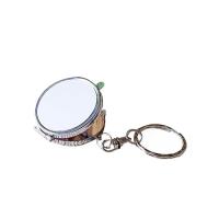 China Blank Sublimation Keychain Mirror Photo Pocket Compact Mirror for sale