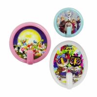 China Plastic Sublimation Wall Mounted Hook Diy Custom Wall Hooks For Hanging for sale