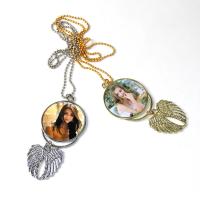 China Car Hanging Decor Blank Sublimation Angel Wings Car Ornaments For Car Decorations for sale