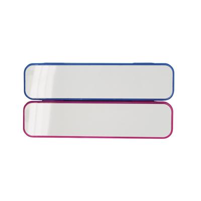 China Rectangular Plastic Sublimation Pencil Case And Portable Tableware Storage For Sublimation Printing for sale